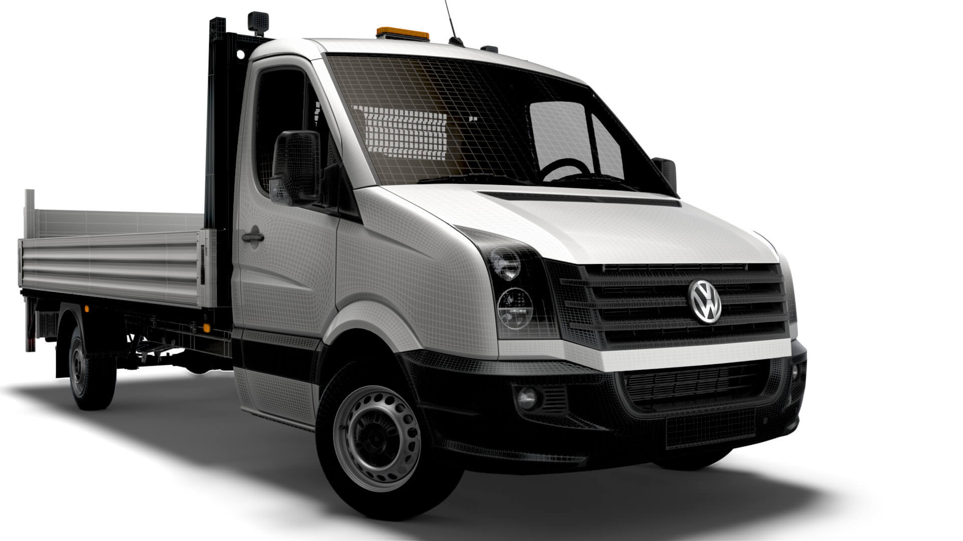 Volkswagen Crafter Dropside Tail Lift 2016 - 3D Model by Creator 3D