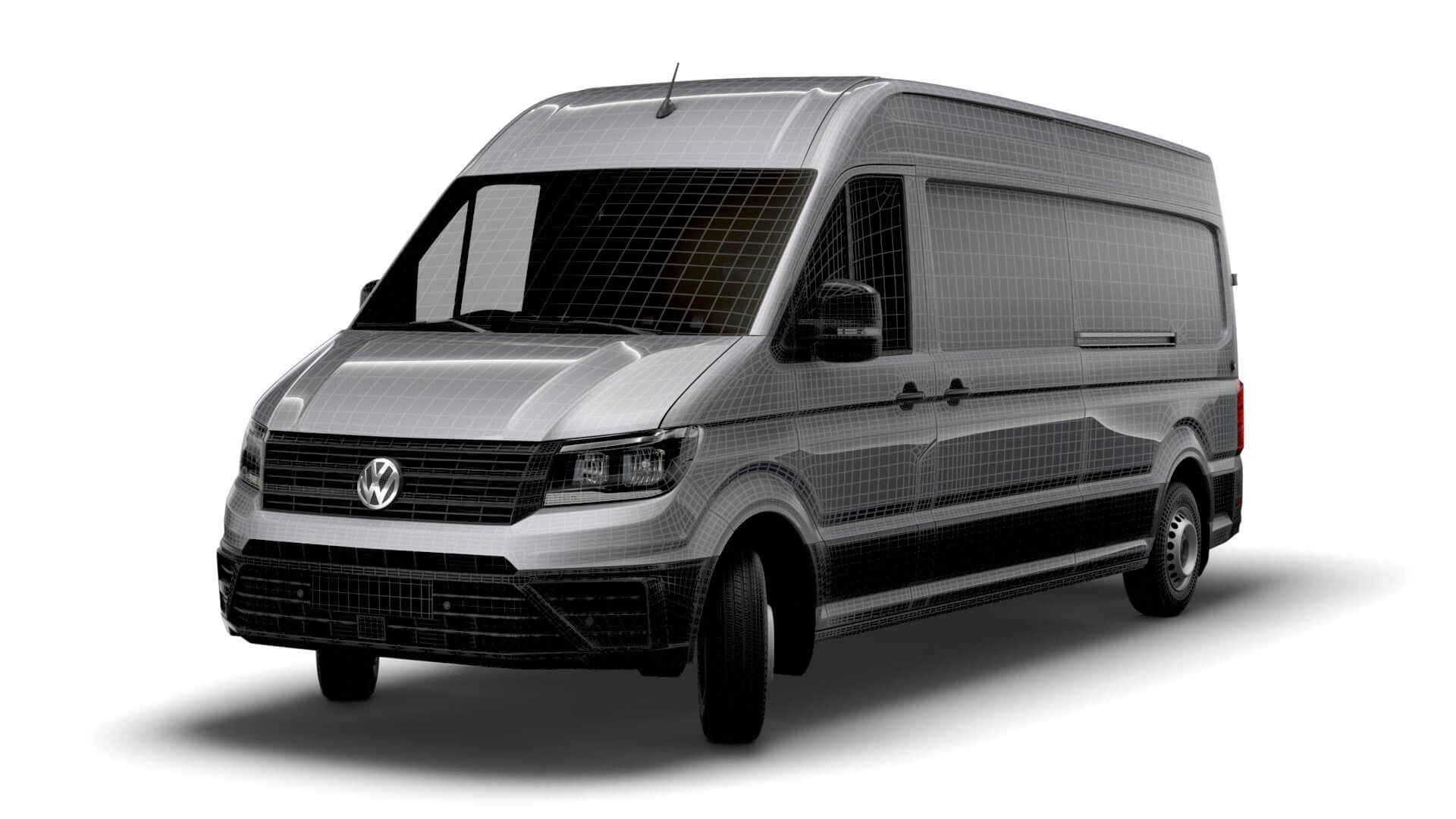 Volkswagen Crafter LWB Startline UK-spec 2020 3D Model by Creator 3D