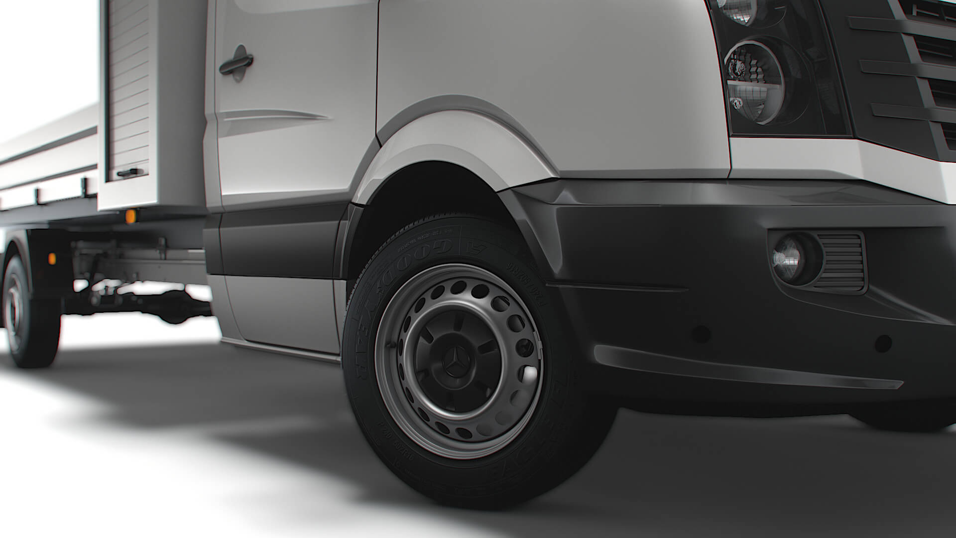 Volkswagen Crafter Single Cab Tipper Toolpod 2016 - 3D Model by Creator 3D