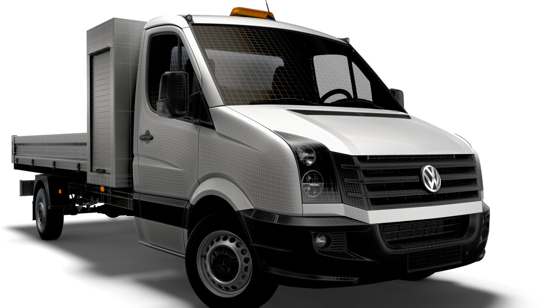 Volkswagen Crafter Single Cab Tipper Toolpod 2016 - 3D Model by Creator 3D