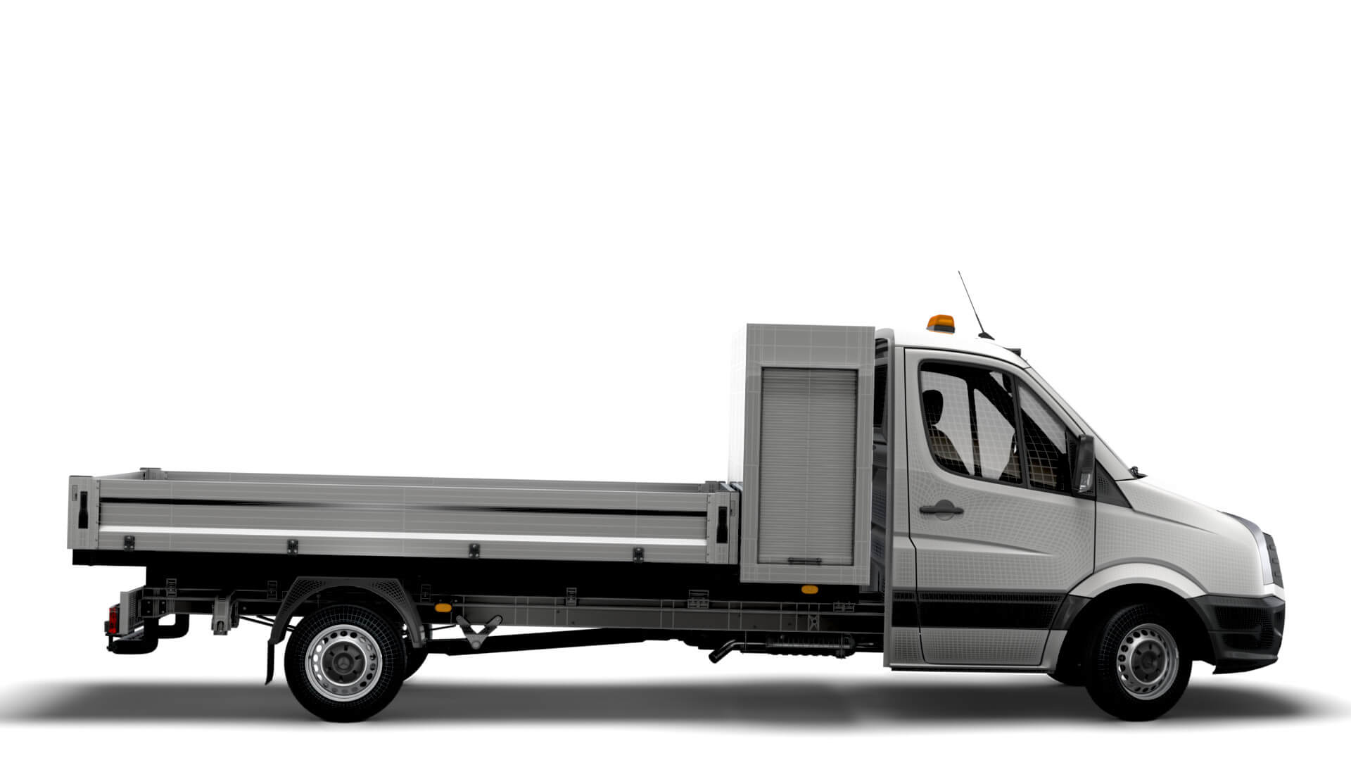 Volkswagen Crafter Single Cab Tipper Toolpod 2016 - 3D Model by Creator 3D