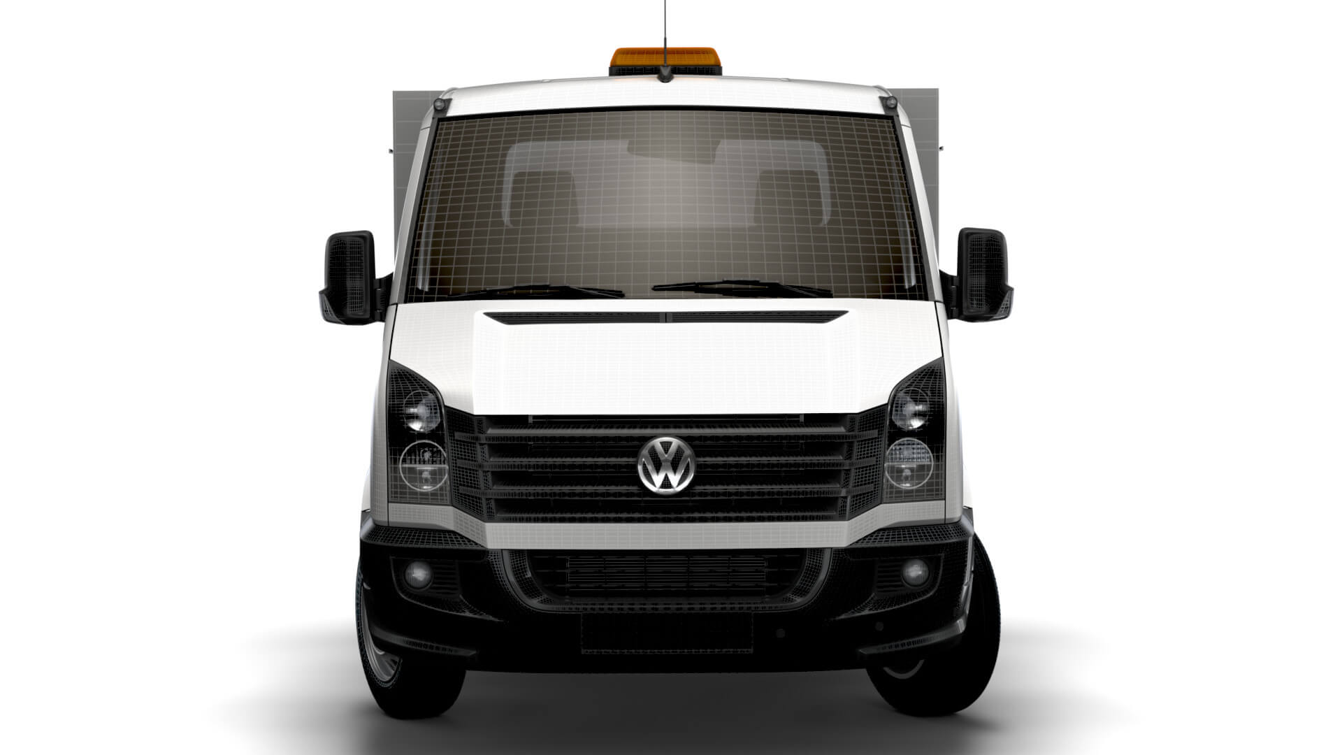 Volkswagen Crafter Single Cab Tipper Toolpod 2016 - 3D Model by Creator 3D