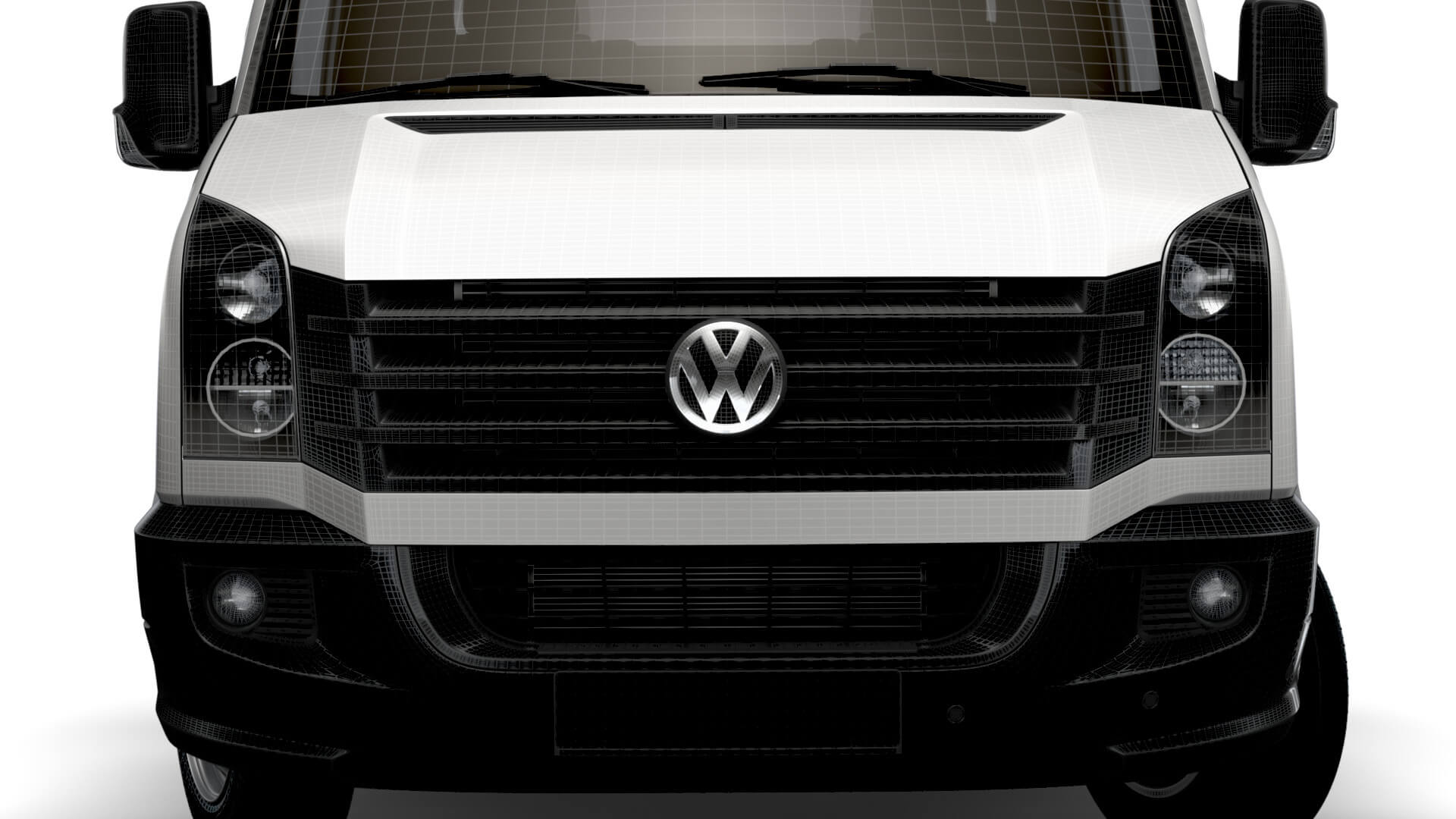 Volkswagen Crafter Single Cab Tipper Toolpod 2016 - 3D Model by Creator 3D