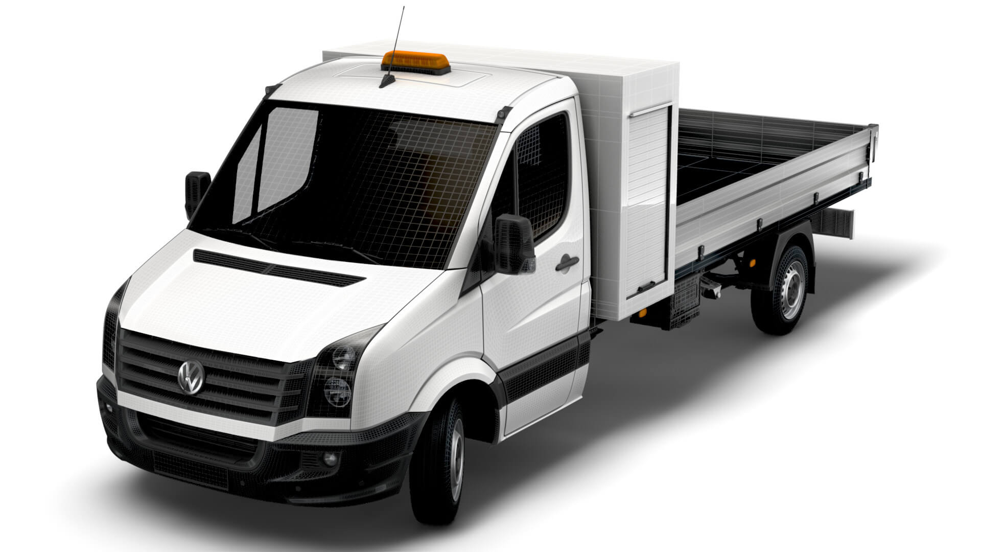 Volkswagen Crafter Single Cab Tipper Toolpod 2016 - 3D Model by Creator 3D