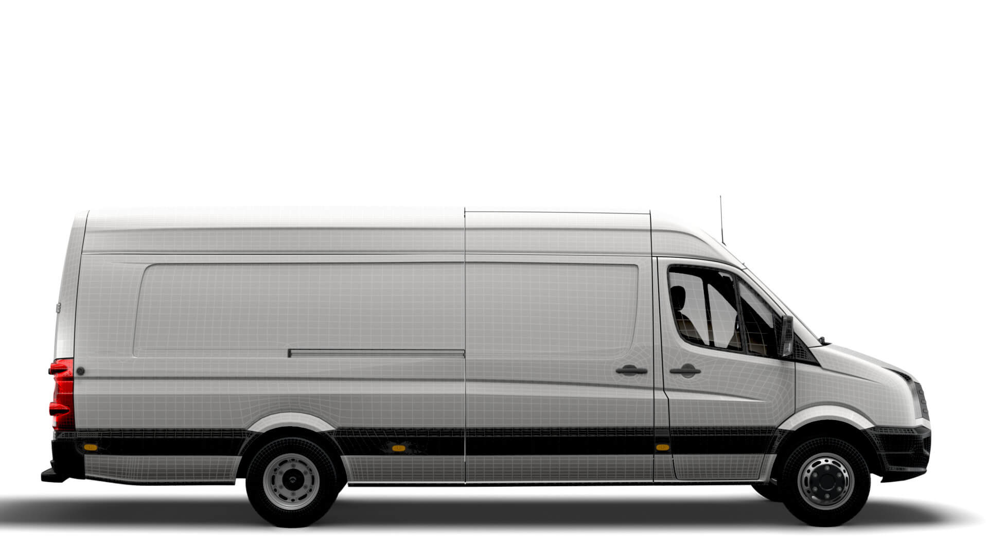 Volkswagen Crafter Van L4H2 2016 - 3D Model by Creator 3D