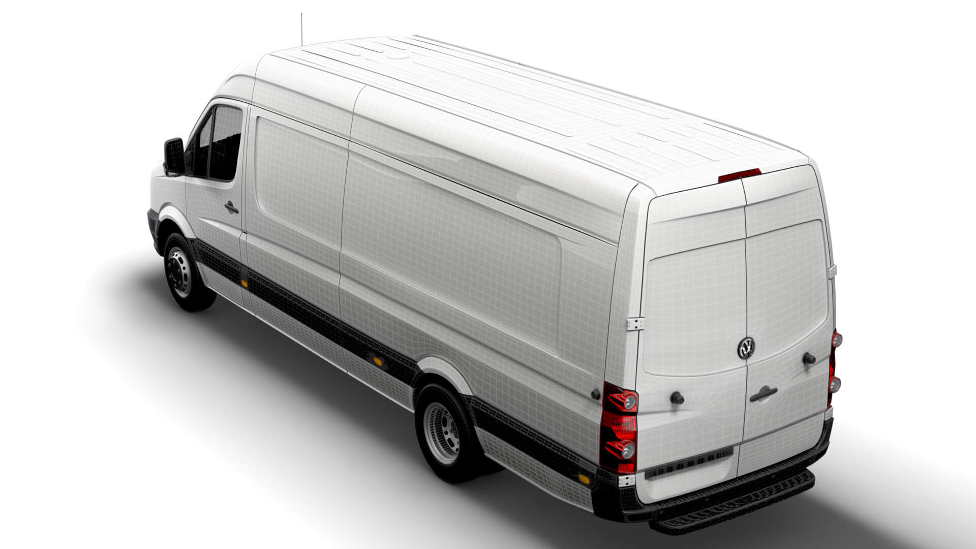 Volkswagen Crafter Van L4H2 2016 - 3D Model by Creator 3D