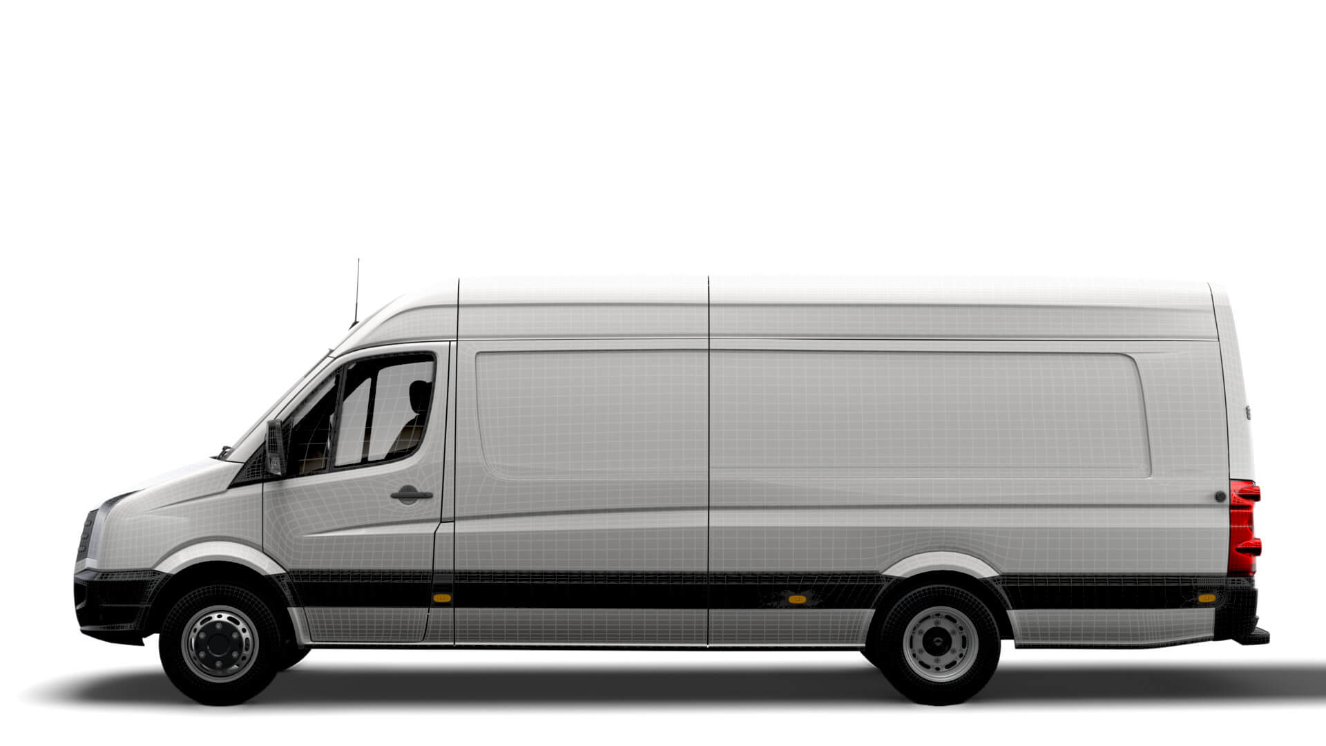 Volkswagen Crafter Van L4H2 2016 - 3D Model by Creator 3D