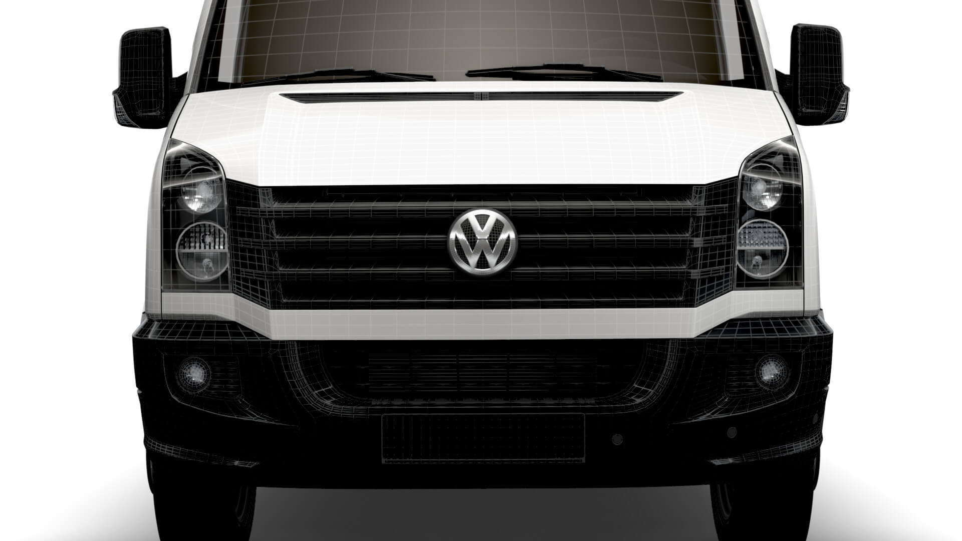 Volkswagen Crafter Van L4H2 2016 - 3D Model by Creator 3D