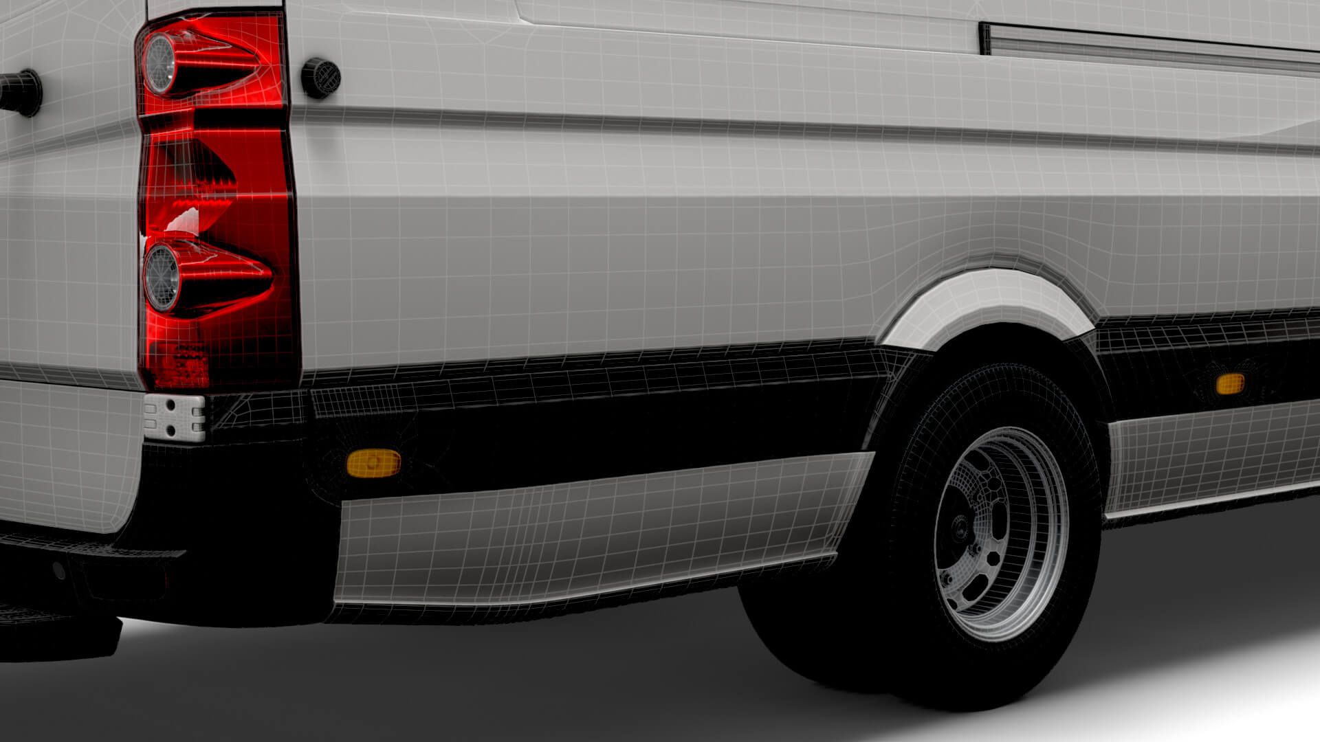Volkswagen Crafter Van L4H2 2016 - 3D Model by Creator 3D