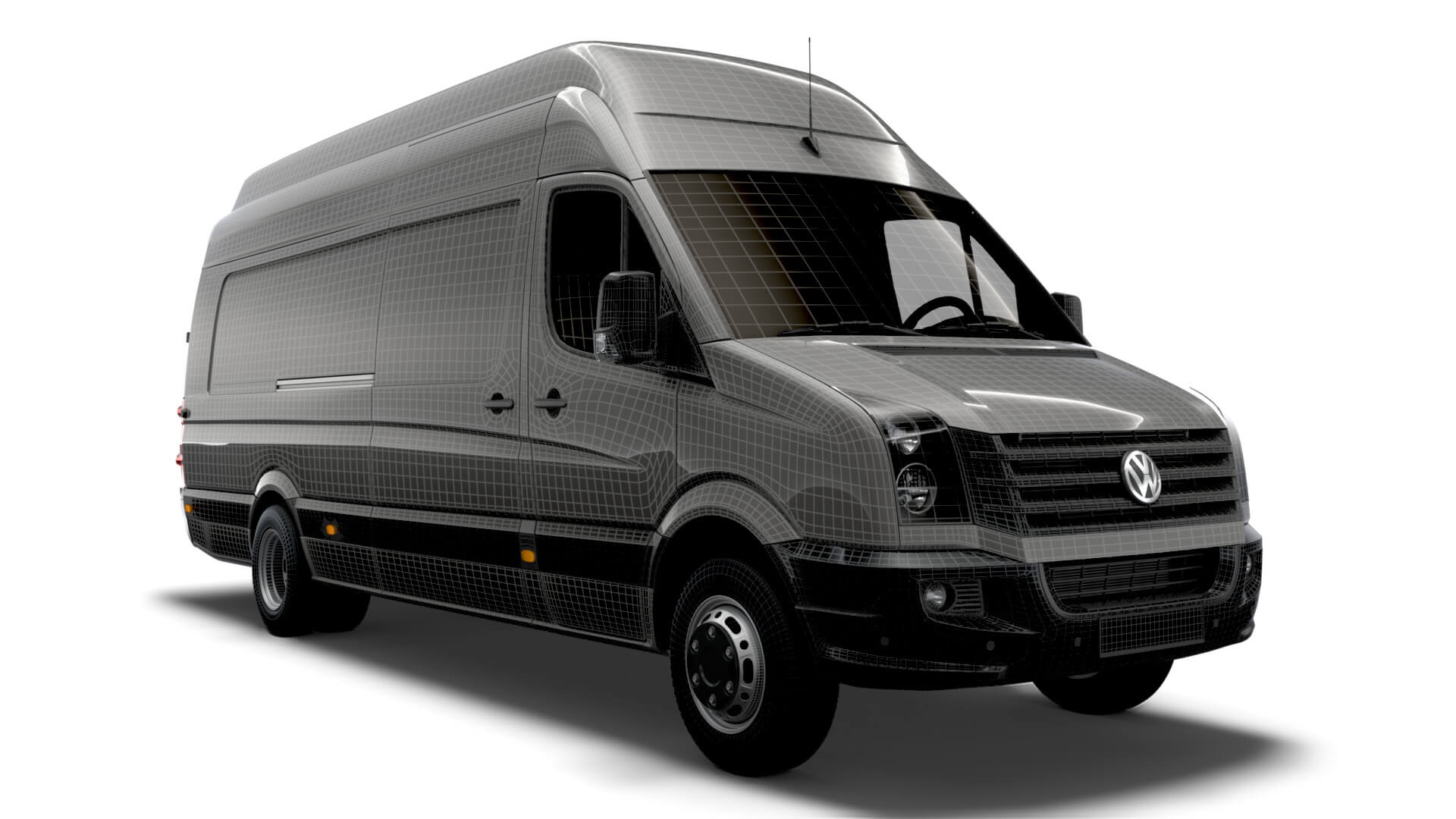 Volkswagen Crafter Van L4H3 2016 - 3D Model by Creator 3D