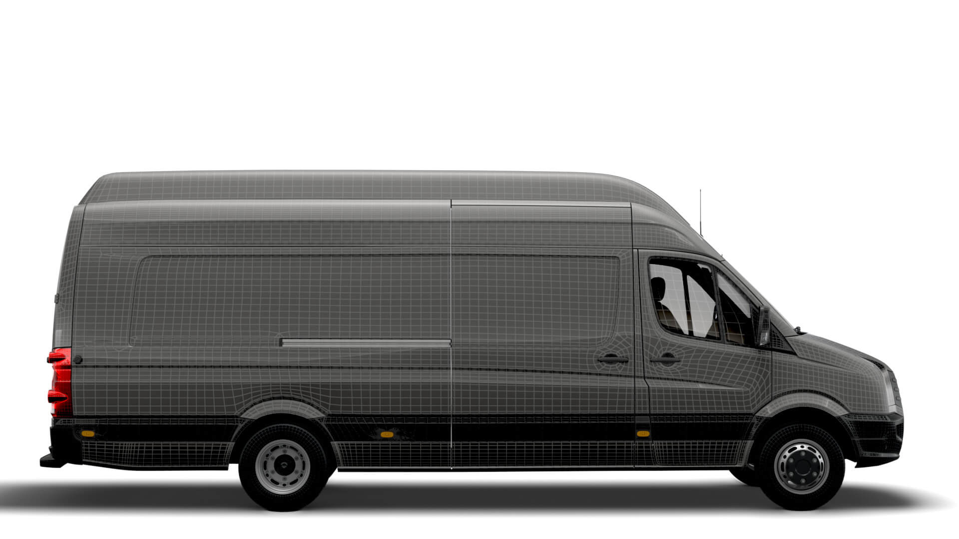 Volkswagen Crafter Van L4H3 2016 - 3D Model by Creator 3D