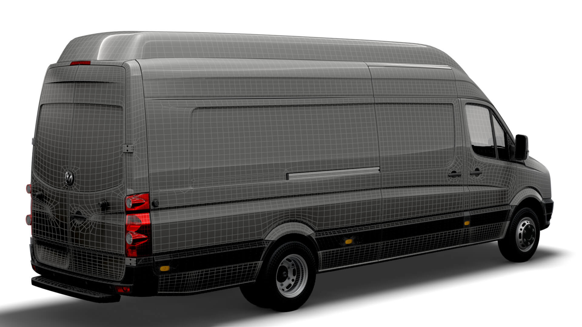 Volkswagen Crafter Van L4H3 2016 - 3D Model by Creator 3D