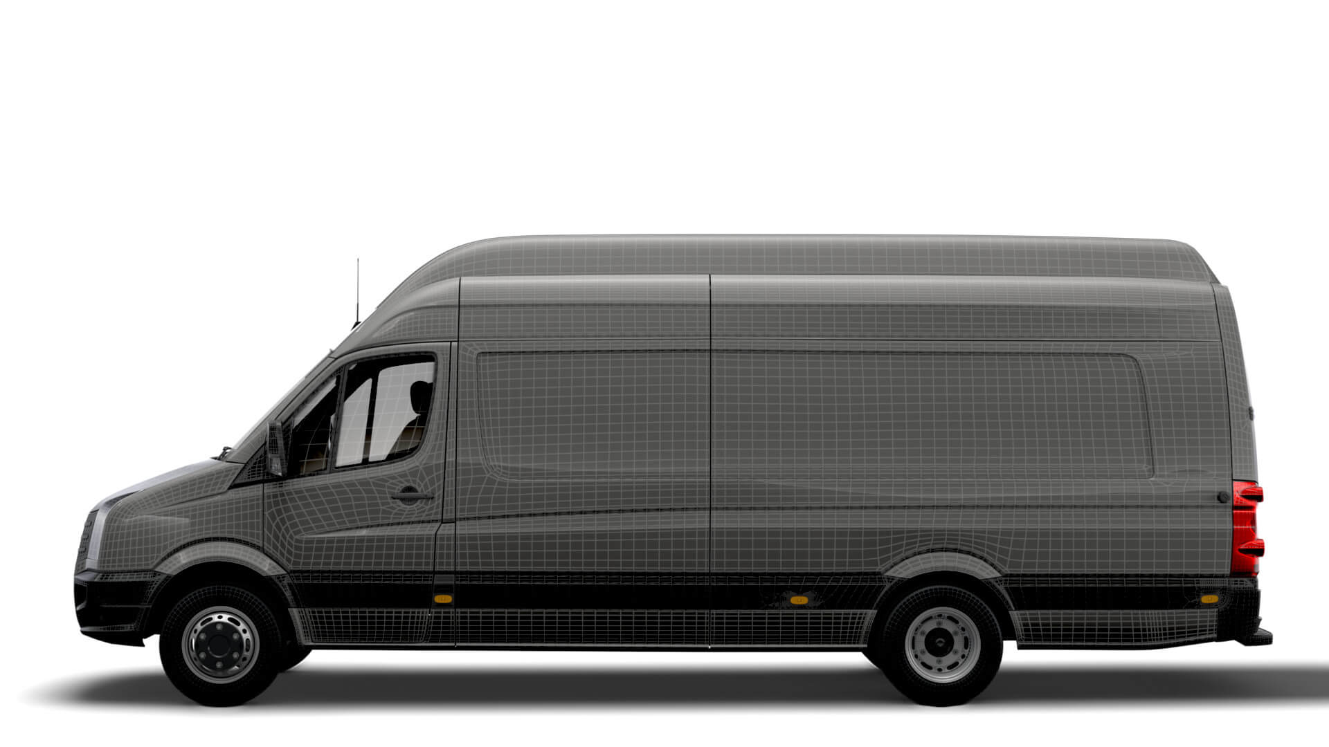 Volkswagen Crafter Van L4H3 2016 - 3D Model by Creator 3D