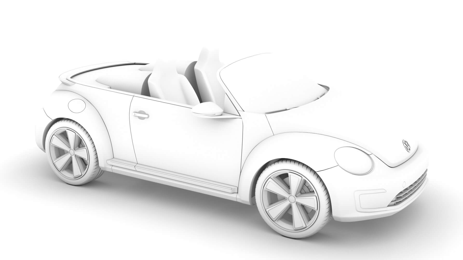 Volkswagen E Bugster Speedster 2020 - 3D Model by Creator 3D