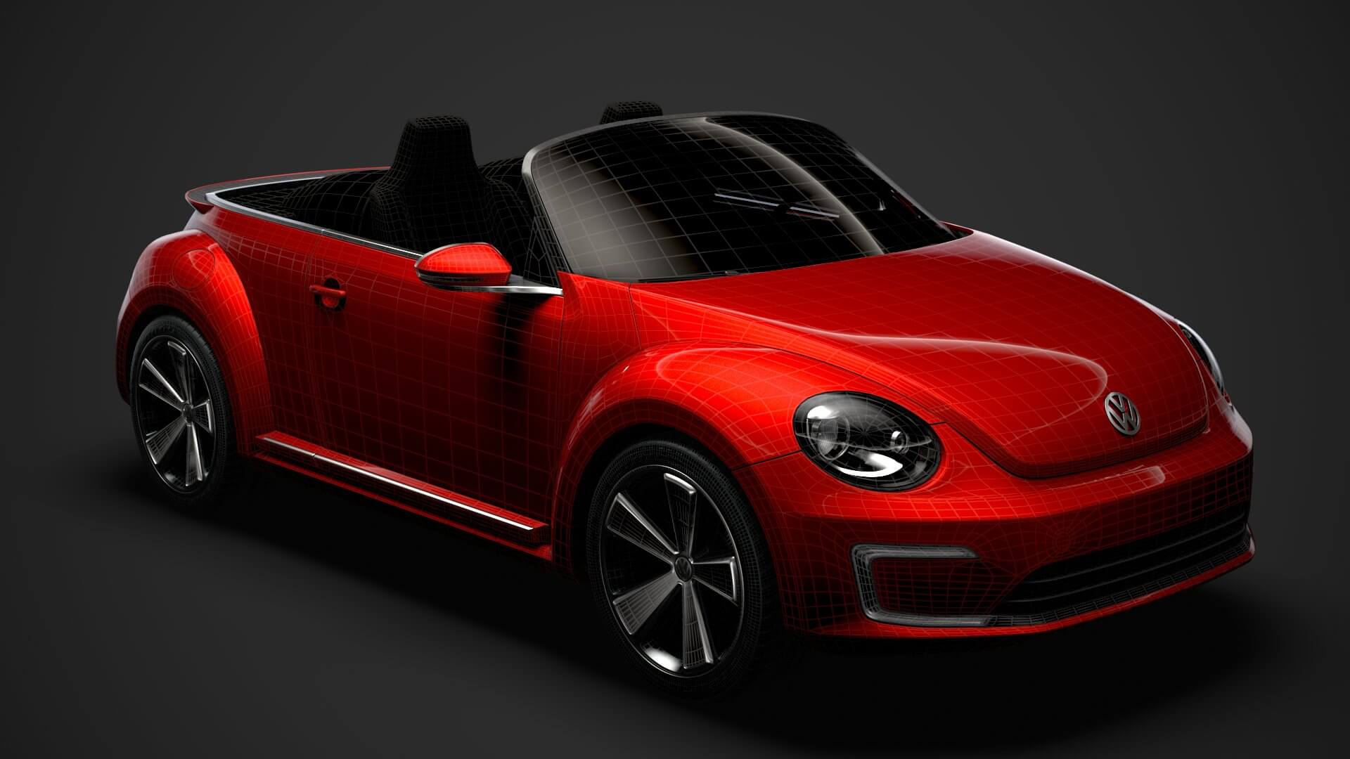Volkswagen E Bugster Speedster 2020 - 3D Model by Creator 3D