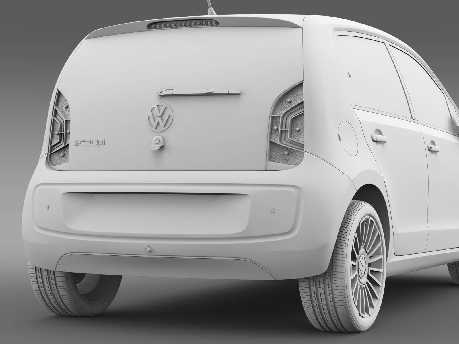 Volkswagen Eco UP 5 Door 2013 - 3D Model by Creator 3D