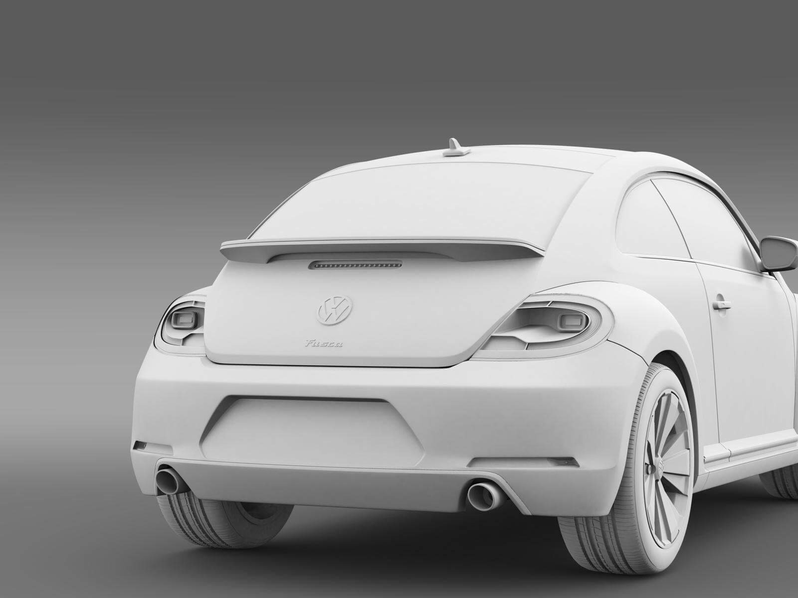Volkswagen Fusca - 3D Model by Creator 3D
