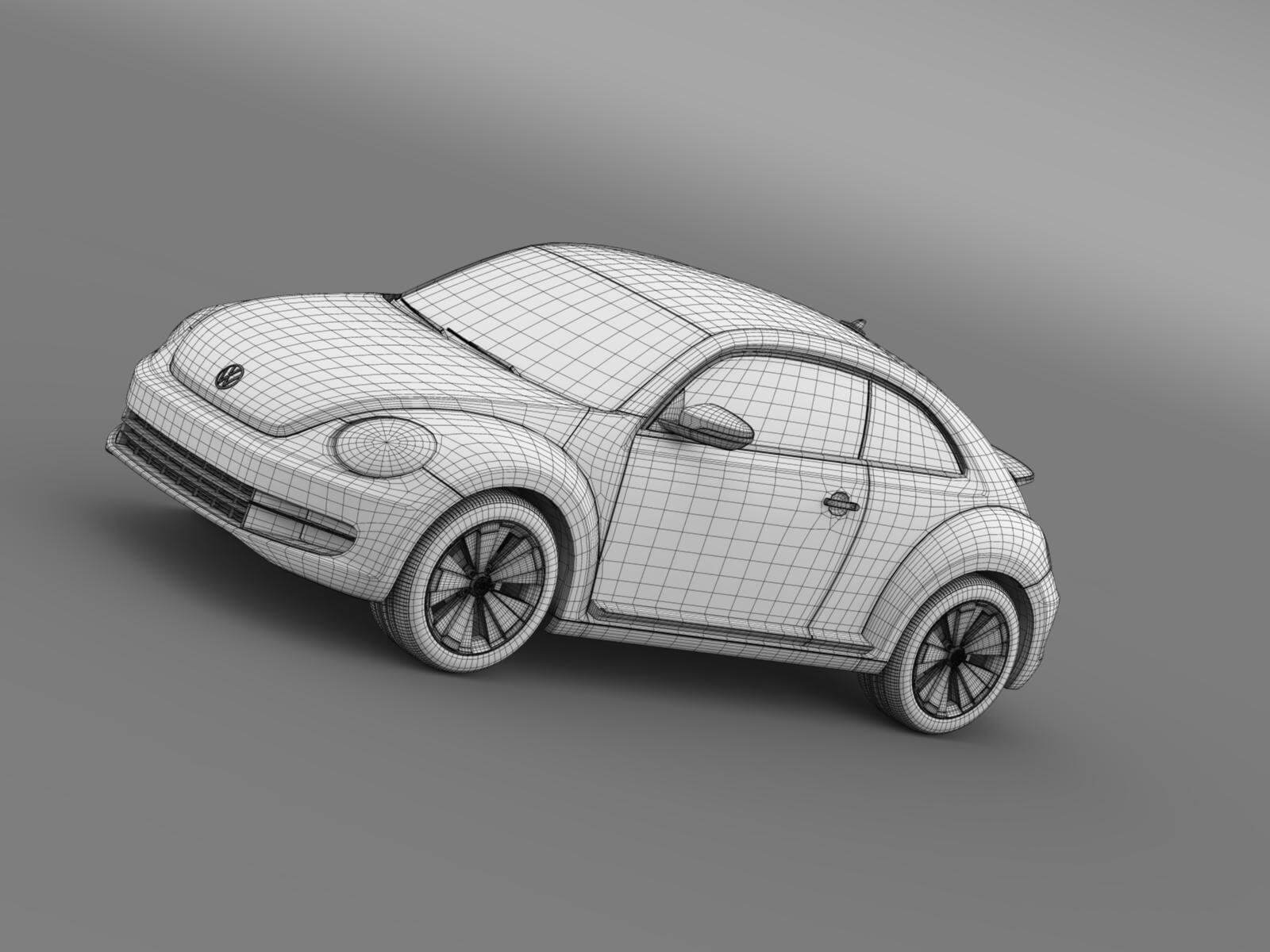 Volkswagen Fusca - 3D Model by Creator 3D