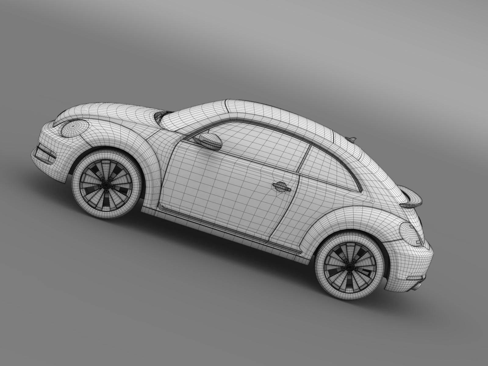 Volkswagen Fusca - 3D Model by Creator 3D