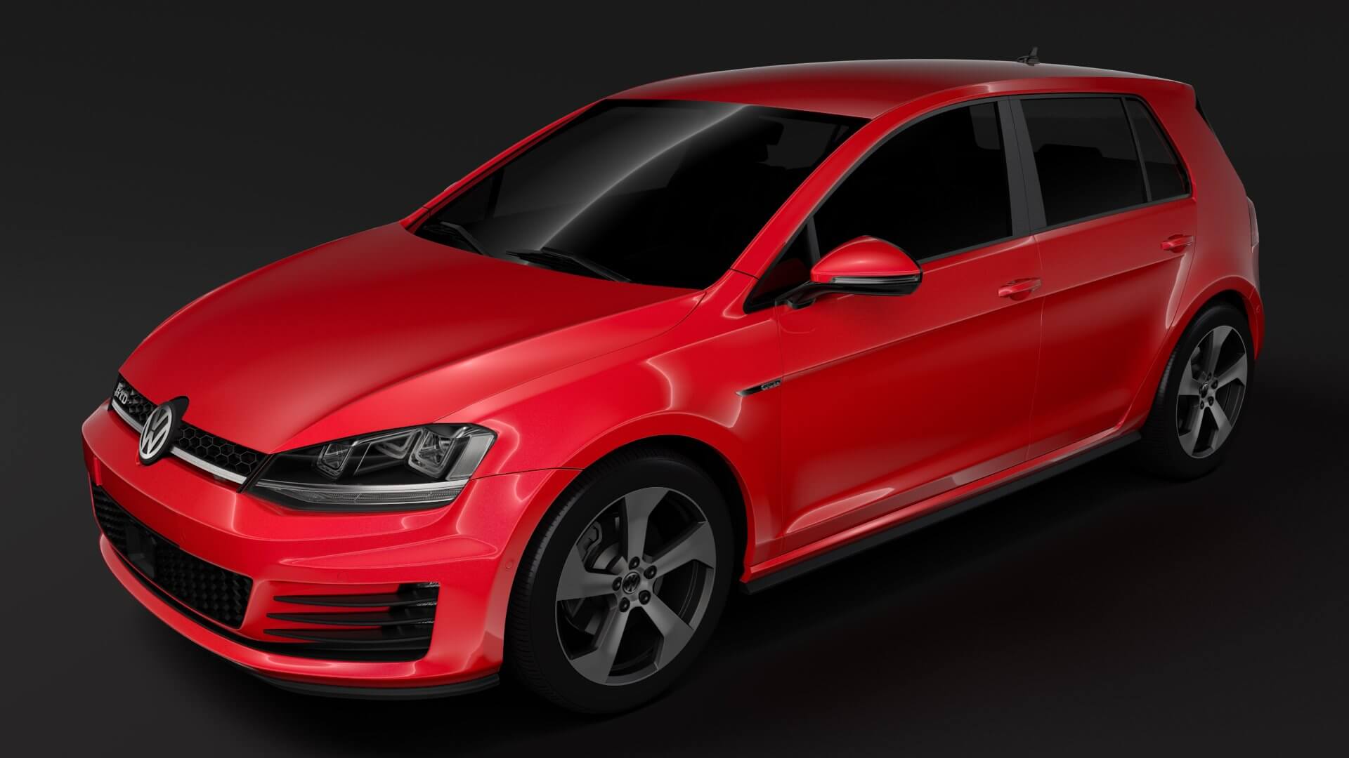 Volkswagen Golf 7 GTD 5D 2016 - 3D Model by Creator 3D