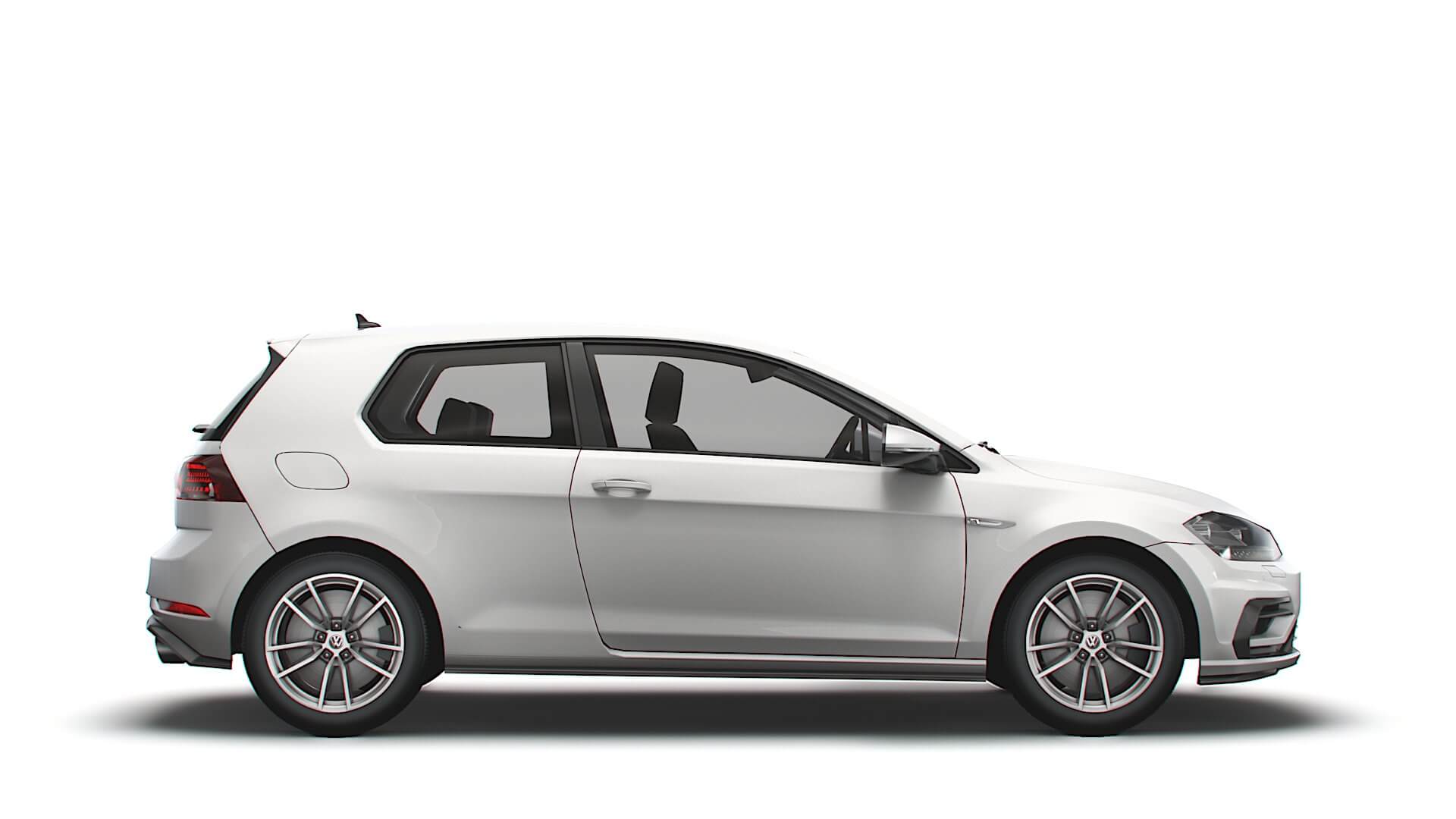 Volkswagen Golf R 3door Typ 5G 2017 - 3D Model by Creator 3D