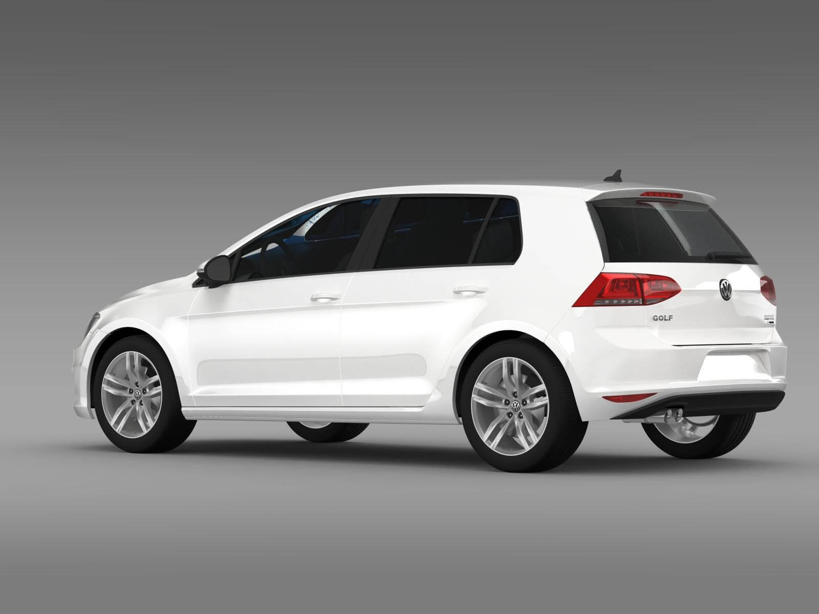 Volkswagen Golf TDI 4MOTION 5d Typ 5G 2013 - 3D Model by Creator 3D
