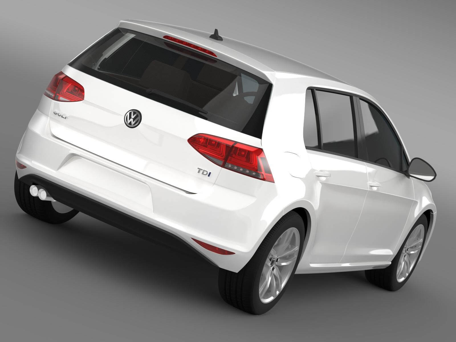 Volkswagen Golf TDI 5d 2015 - 3D Model by Creator 3D