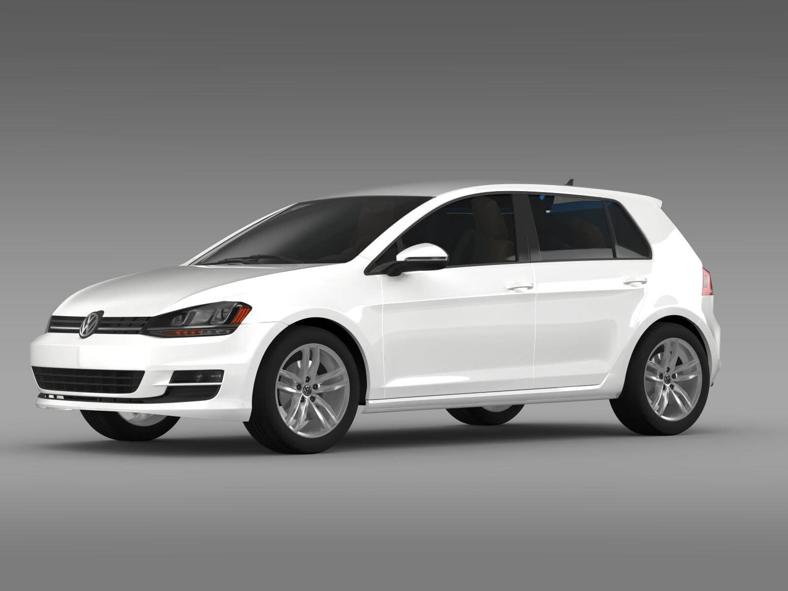 Volkswagen Golf TDI 5d 2015 - 3D Model by Creator 3D