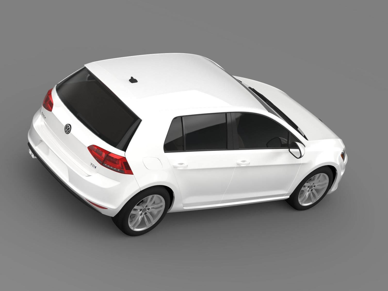 Volkswagen Golf TDI 5d 2015 - 3D Model by Creator 3D