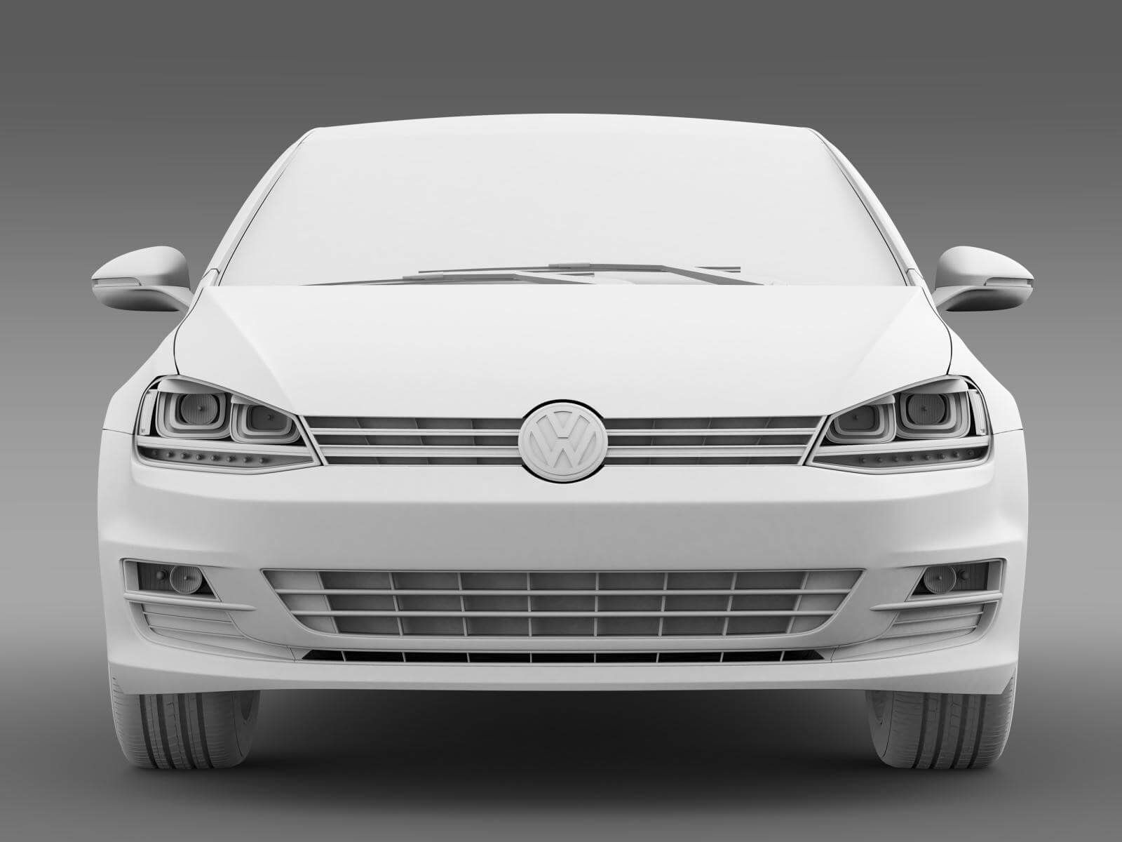 Volkswagen Golf TDI 5d 2015 - 3D Model by Creator 3D