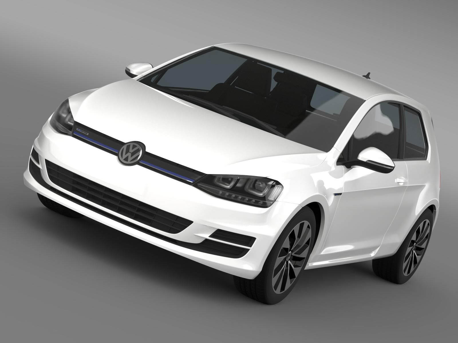 Volkswagen Golf TDI BlueMotion 3 Door 2015 - 3D Model by Creator 3D