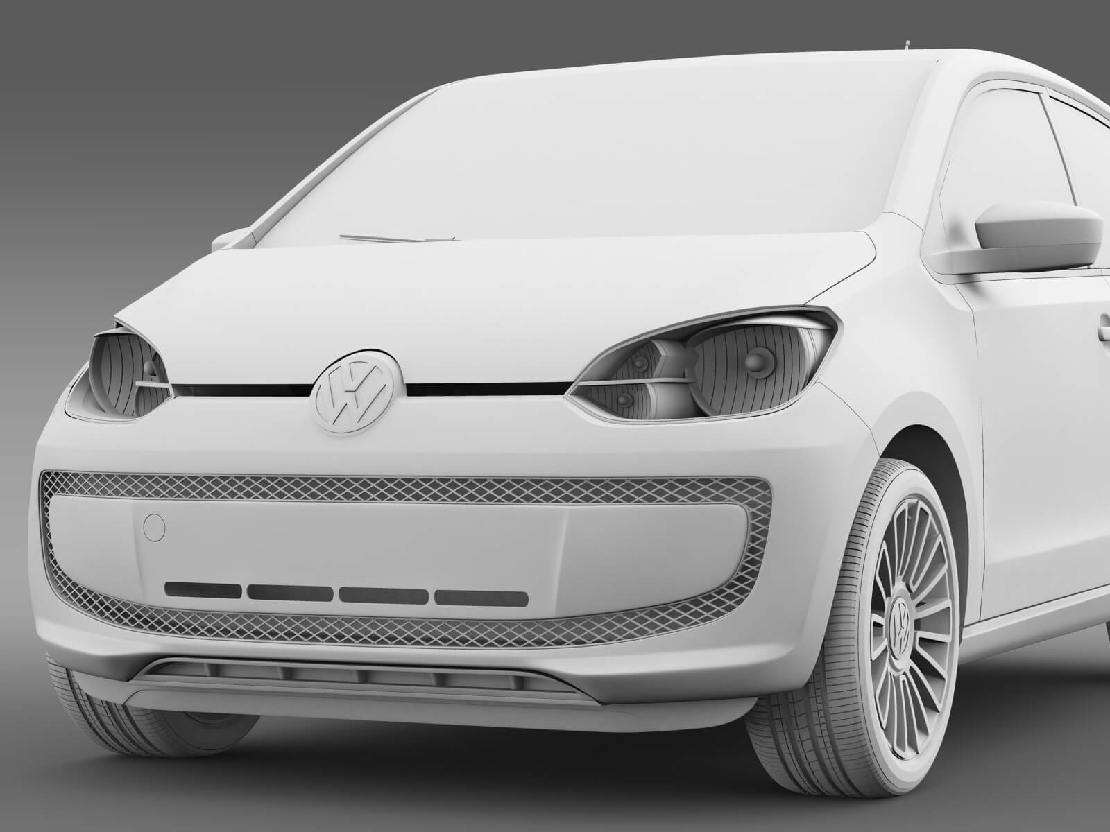 Volkswagen High UP 5 Door 2014 - 3D Model by Creator 3D