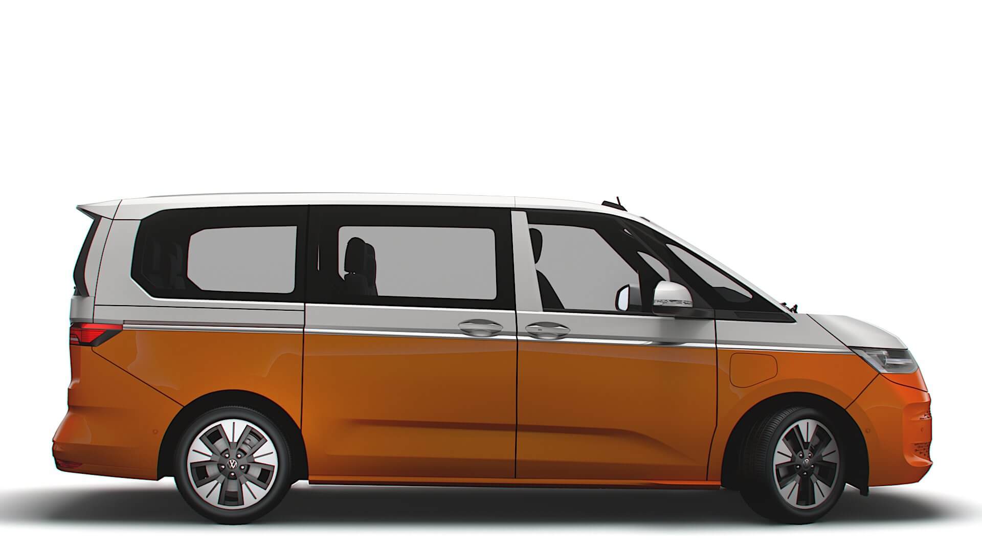 Volkswagen Multivan eHybrid Long T7 2023 - 3D Model by Creator 3D