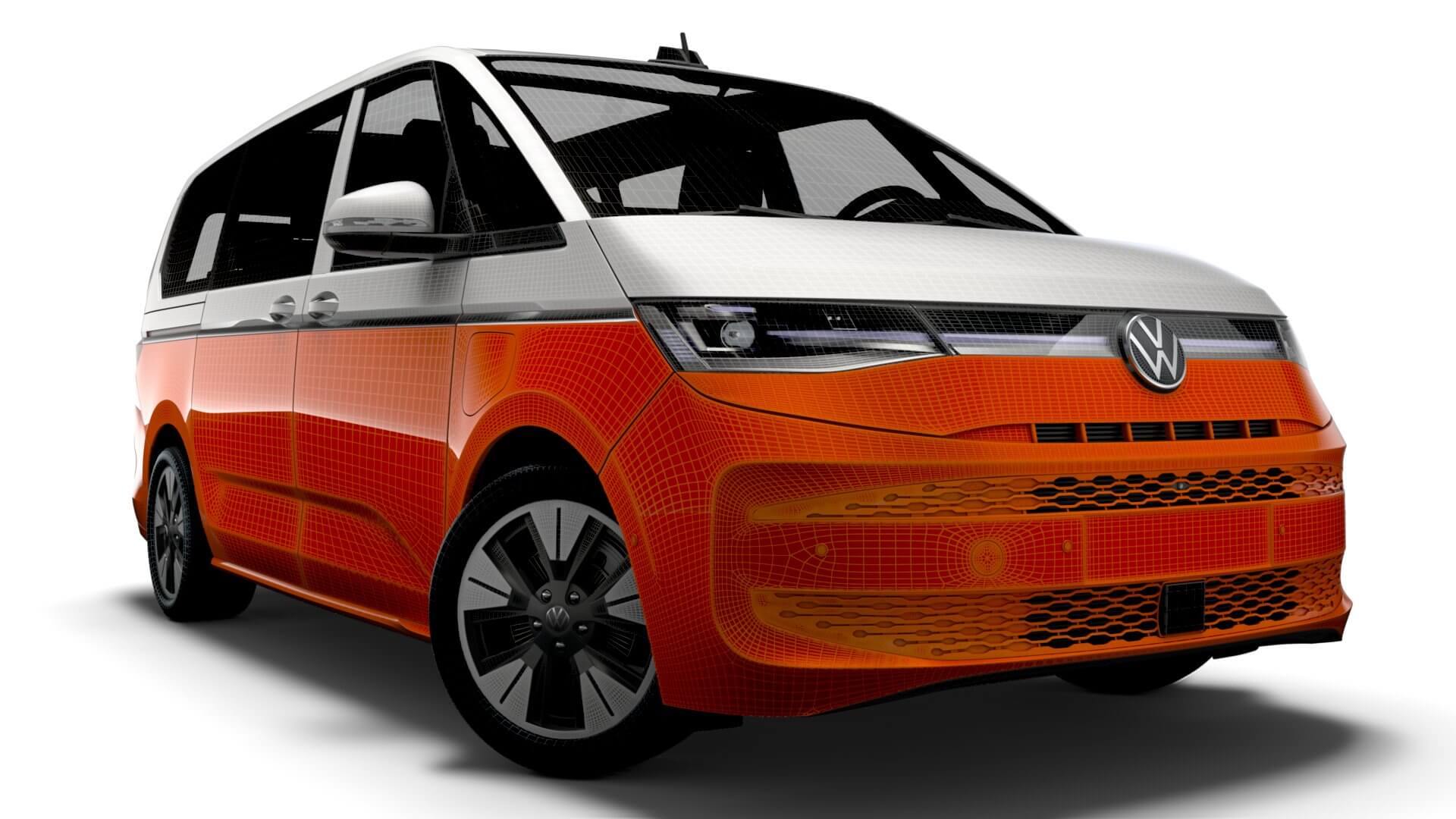 Volkswagen Multivan eHybrid Long T7 2023 - 3D Model by Creator 3D