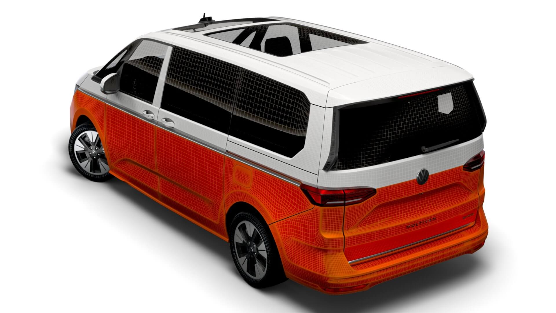 Volkswagen Multivan eHybrid Long T7 2023 - 3D Model by Creator 3D