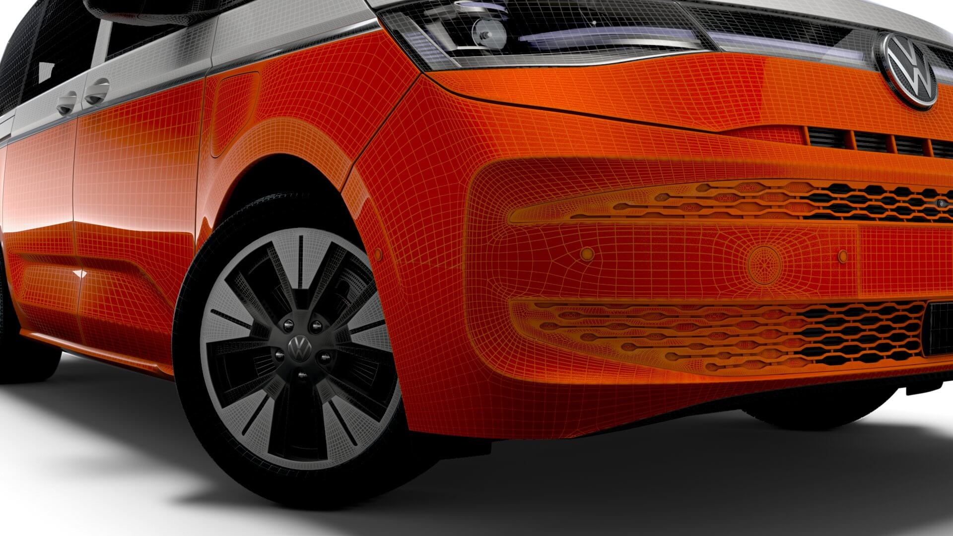 Volkswagen Multivan eHybrid Long T7 2023 - 3D Model by Creator 3D