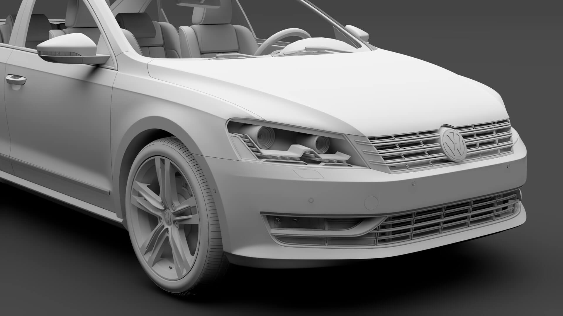 Volkswagen Passat China NMS 2016 - 3D Model by Creator 3D