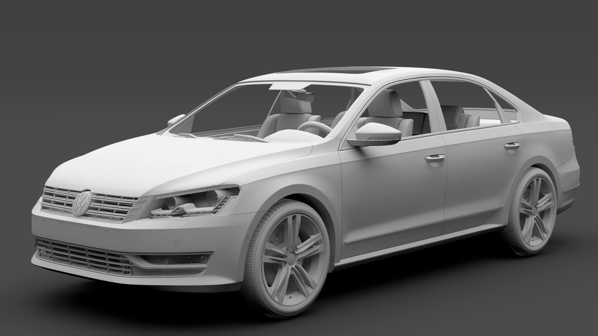 Volkswagen Passat China NMS 2016 - 3D Model by Creator 3D