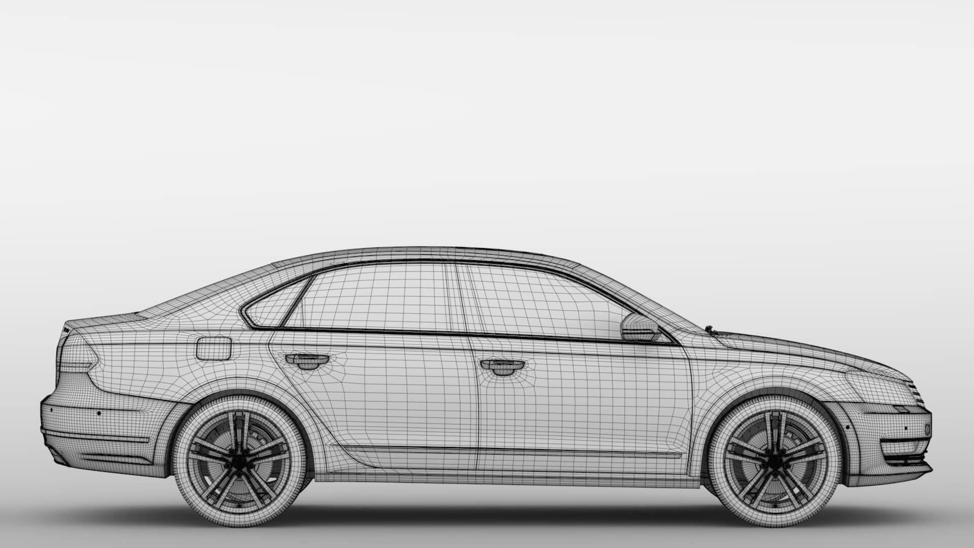 Volkswagen Passat China NMS 2016 - 3D Model by Creator 3D