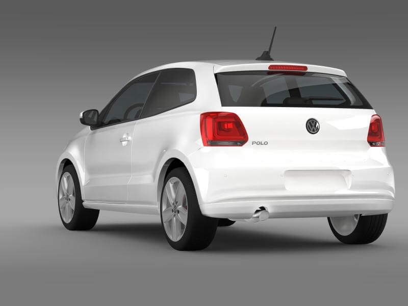 Volkswagen Polo 2009-2013 3D Model by Creator 3D
