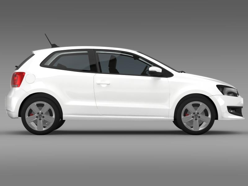 Volkswagen Polo 2009-2013 3D Model by Creator 3D