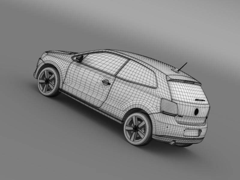 Volkswagen Polo 2009-2013 3D Model by Creator 3D
