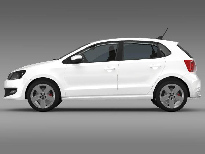 Volkswagen Polo 5d 2009-2013 3D Model by Creator 3D