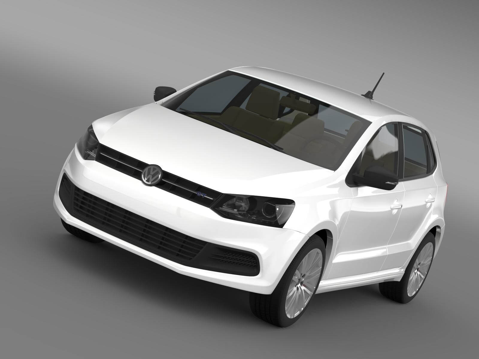 Volkswagen Polo BlueGT 5d 2009-2013 3D Model by Creator 3D