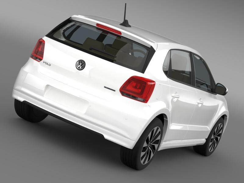 Volkswagen Polo BlueMotion 5d 2014 - 3D Model by Creator 3D