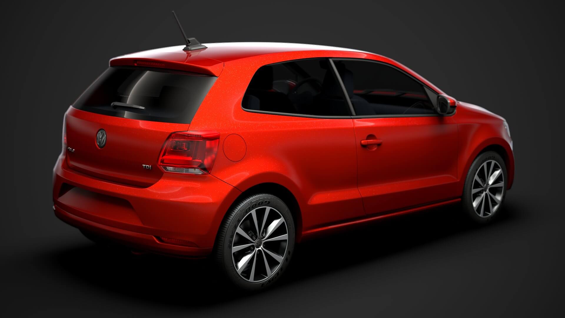 Volkswagen Polo TDI Typ6C 2017 - 3D Model by Creator 3D