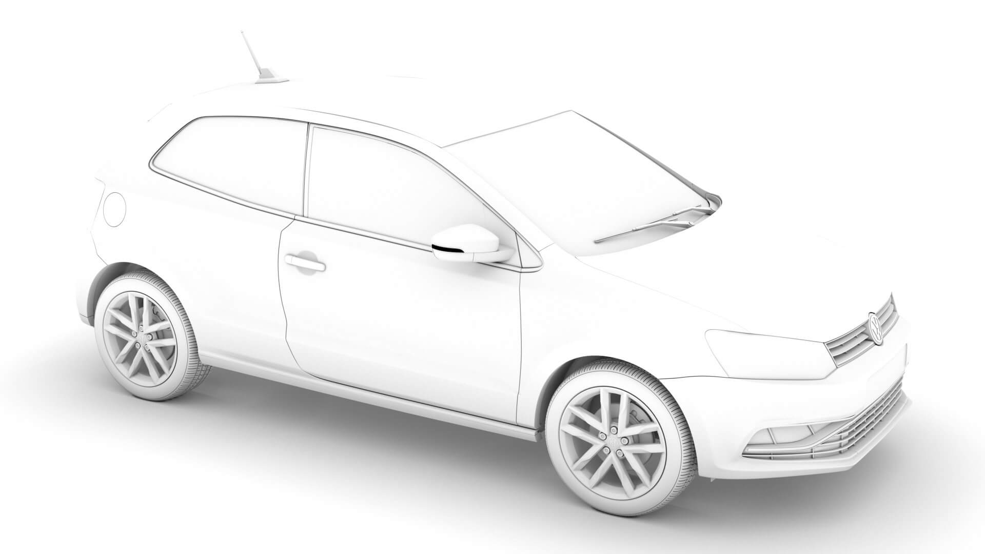 Volkswagen Polo TSI Typ6C 2017 - 3D Model by Creator 3D