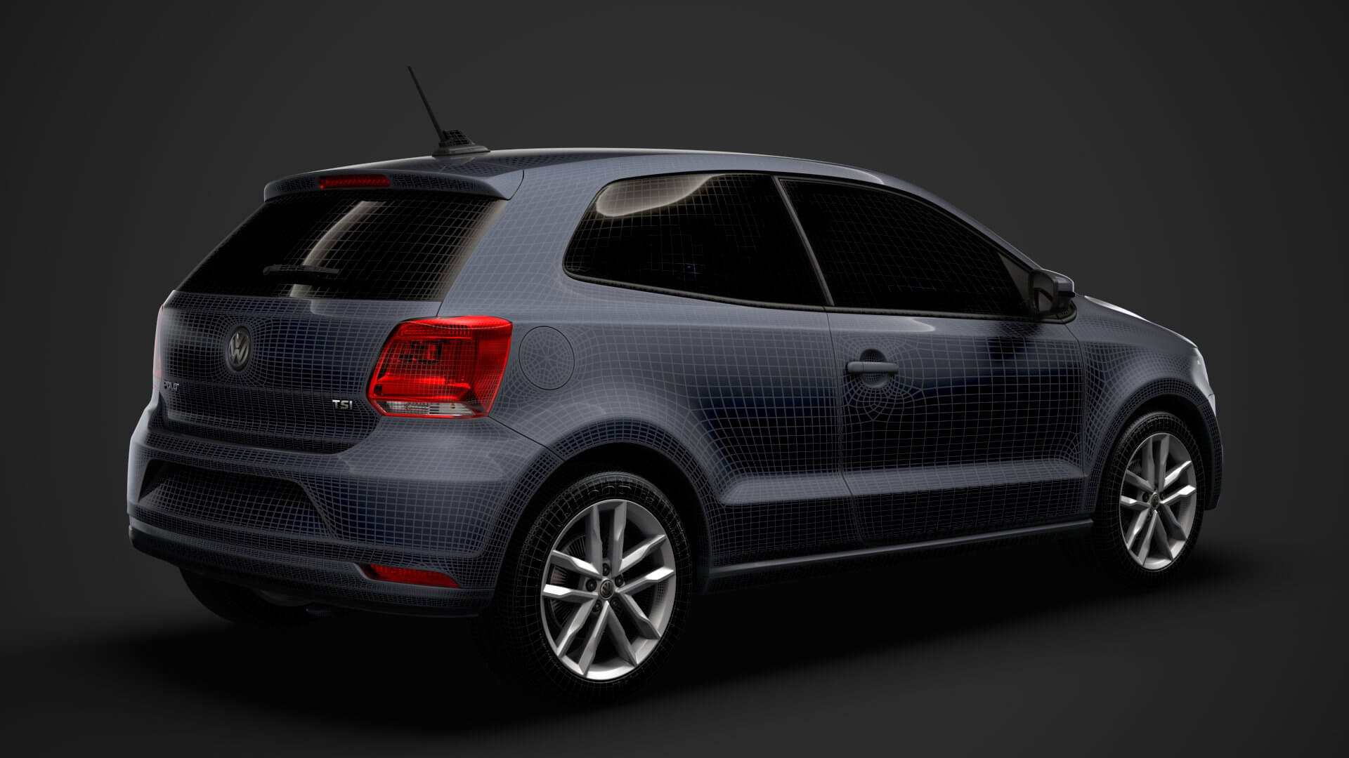 Volkswagen Polo TSI Typ6C 2017 - 3D Model by Creator 3D