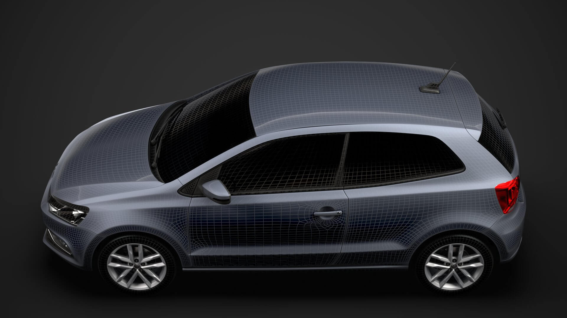 Volkswagen Polo TSI Typ6C 2017 - 3D Model by Creator 3D