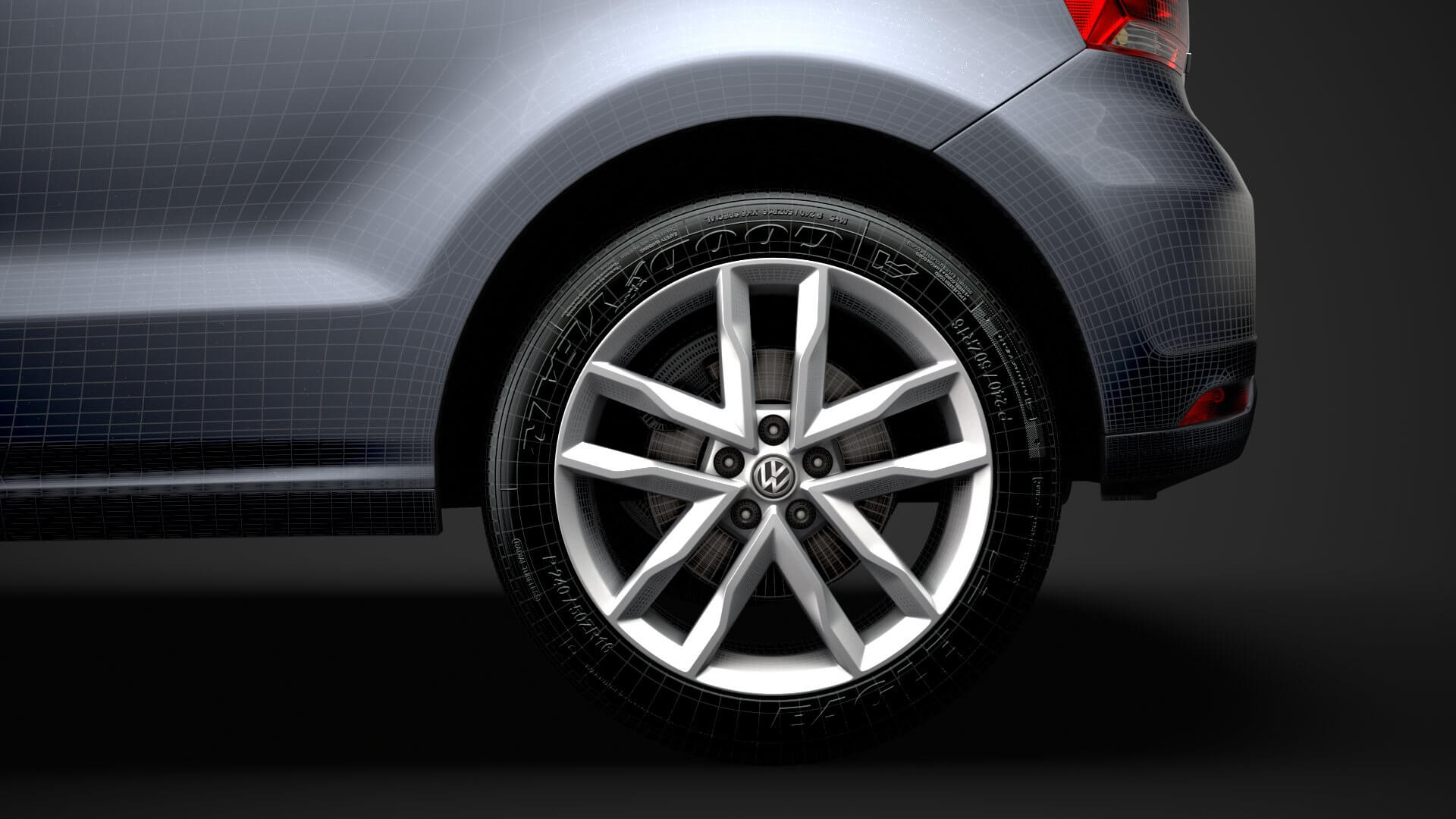 Volkswagen Polo TSI Typ6C 2017 - 3D Model by Creator 3D